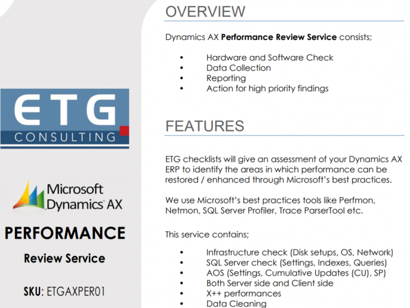 AX Performance Review Service has been published on Microsoft AppSource ...
